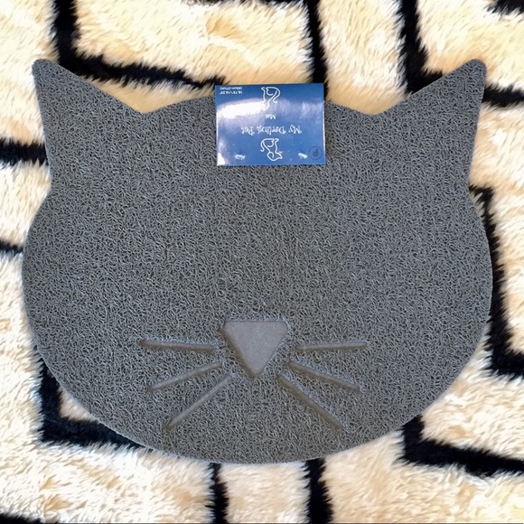 Cat | Cat Mat For Bath Or Kitchen Non Slip Back Grey | Poshmark